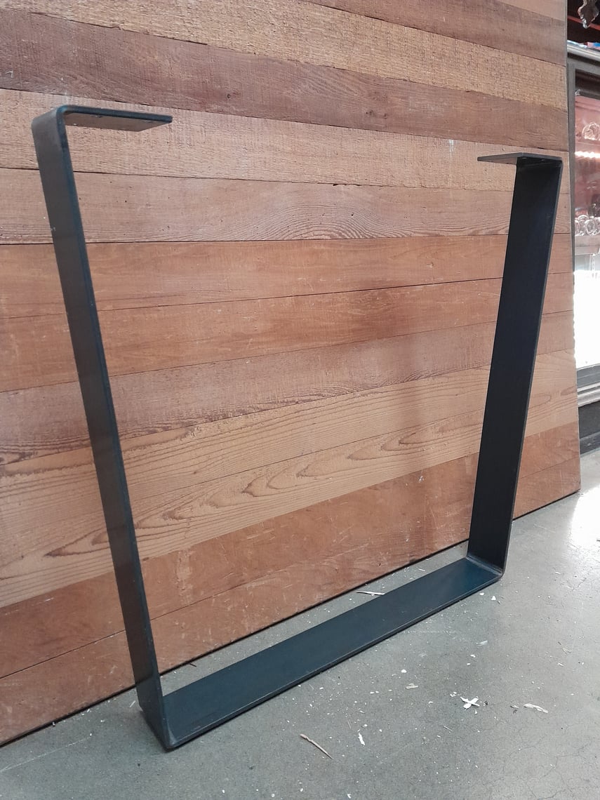 Industrial U Shaped Steel Legs | Earthwise Architectual Salvage ...