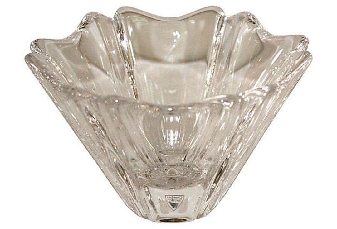 1970s Orrefors Crystal Candy Dish Catchall | Ballyhoo Design | Irvine, CA