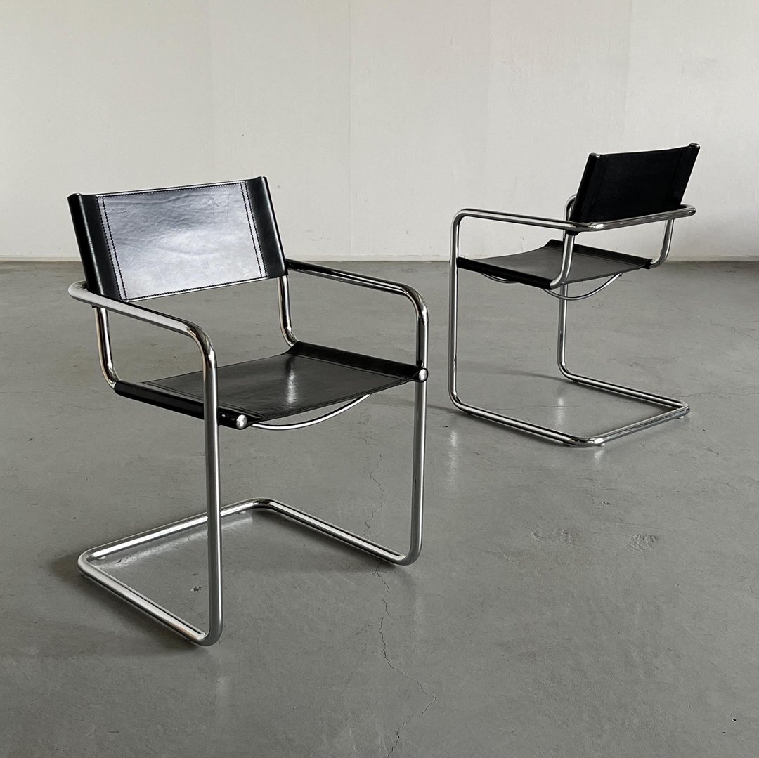 1 of 2 Original 'MG5' Armchairs by Centro Studi for Matteo | Cherry ...