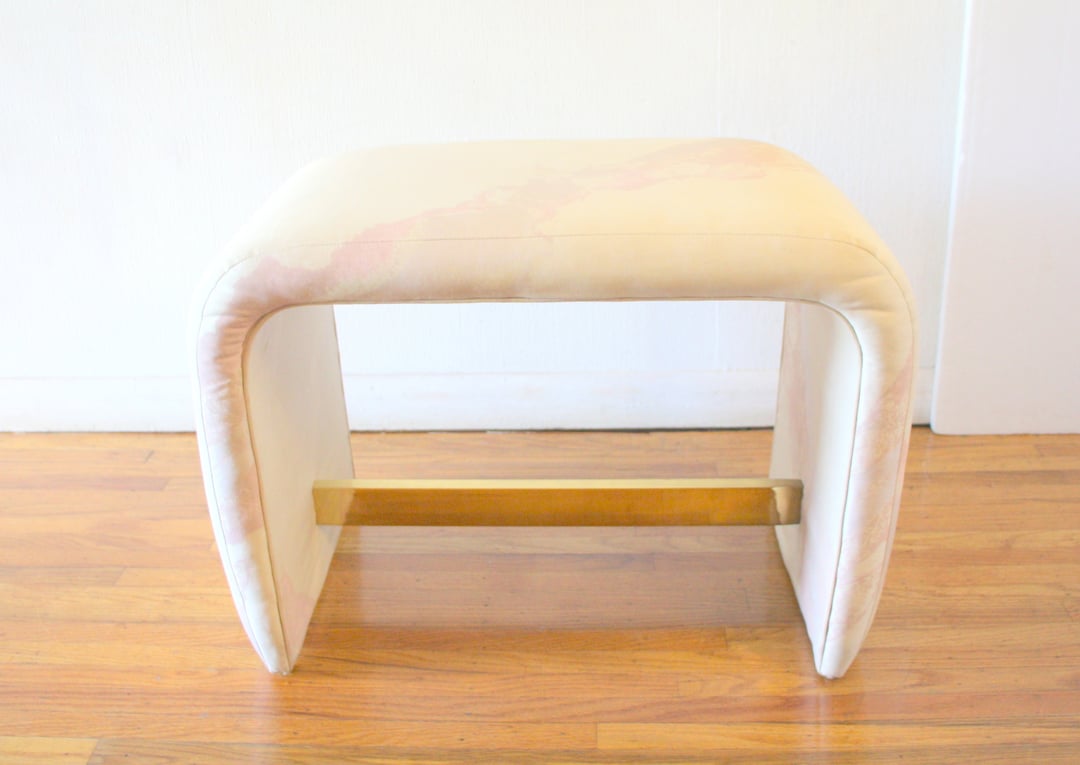 Mid Century Modern Waterfall Ottoman Bench | Picked Vintage | Philadelphia