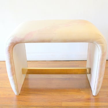 Mid Century Modern Waterfall Ottoman Bench | Picked Vintage | Philadelphia