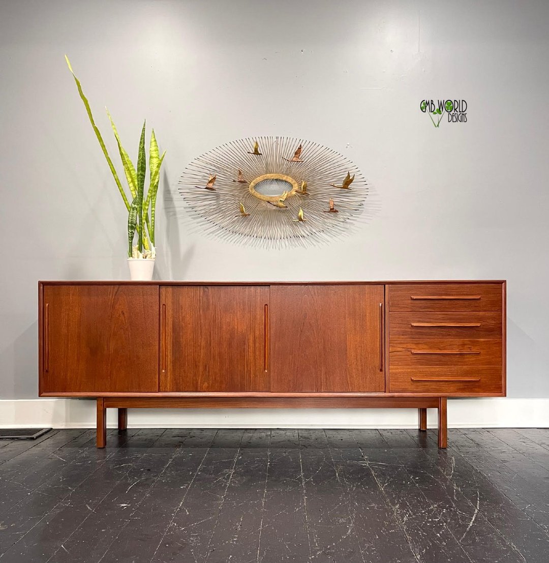 Danish Teak Credenza | CMB World Designs | DMV