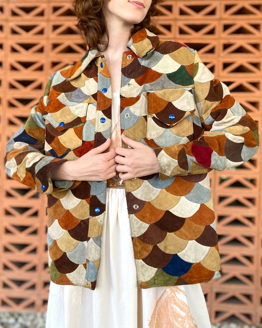 Fish Tales Fish Scale Suede Jacket | Feathers Boutique | Bouldin Creek ...