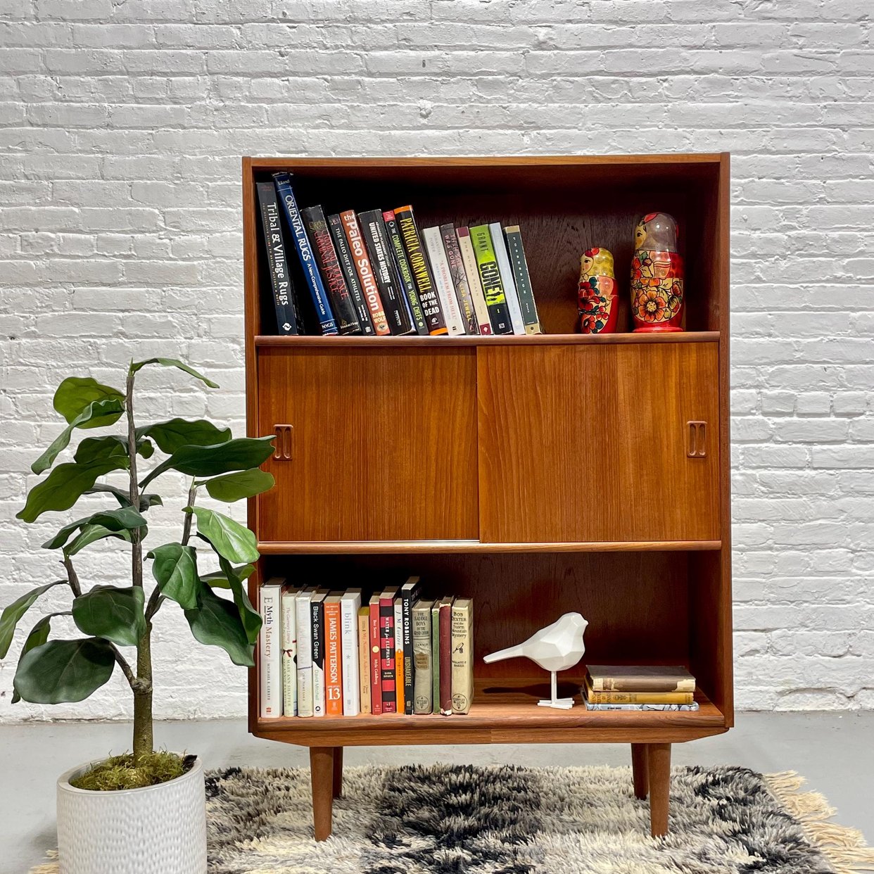 DANISH Mid Century Modern TEAK BOOKCASE, c. 1960’s | Circa60 ...