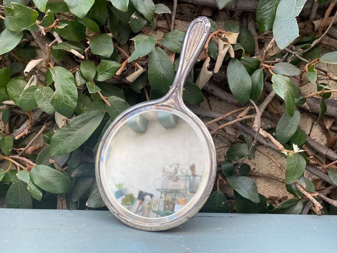 Art Deco Hand Mirror - Round Hand Mirror - Hand | Filosaphy Home | Los ...
