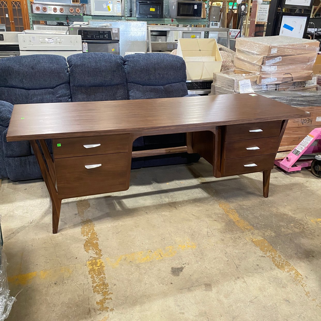 Joybird Mid Century Modern 'Xavier' Desk | Community Forklift ...