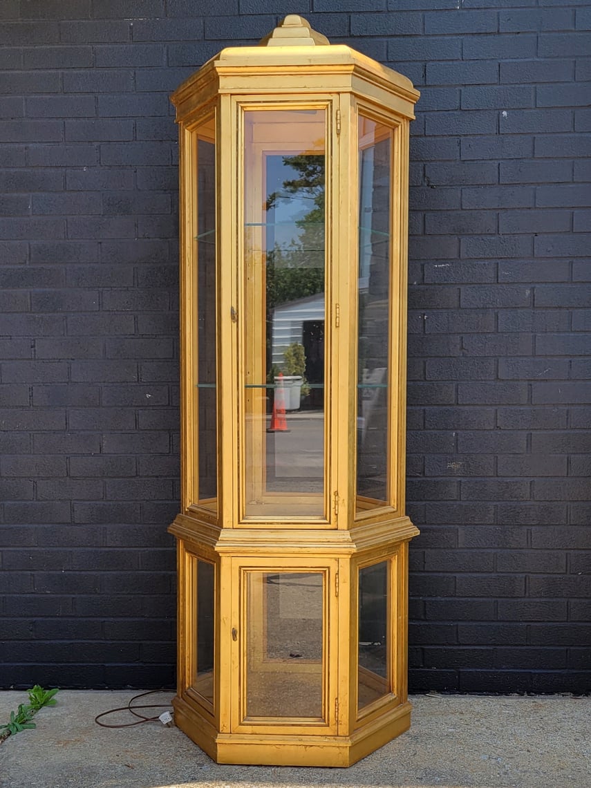 Vintage Weiman Furniture Co. Curio Cabinet | Wishbone Reserve ...