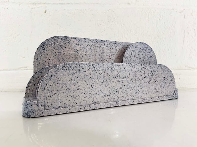 Vintage Eldon Desk Organizer Desktop Plastic Storage Container Office ...