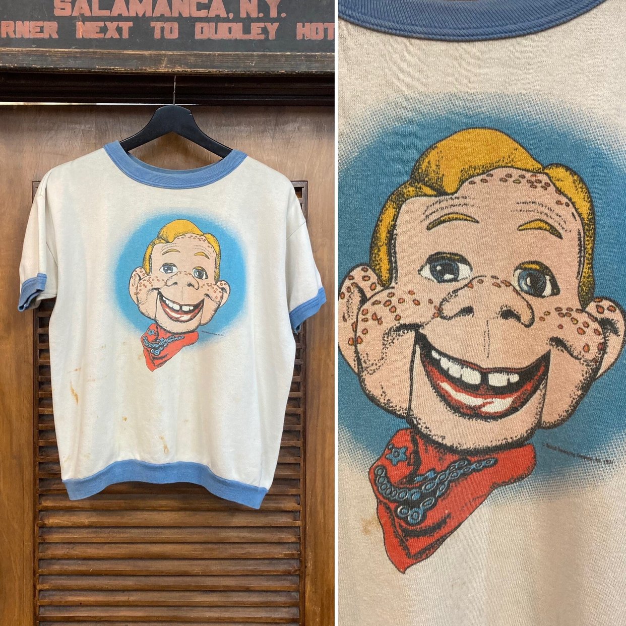 Vintage 1960’s “Howdy Doody” Cartoon Pop Art Cotton | Vintage on ...