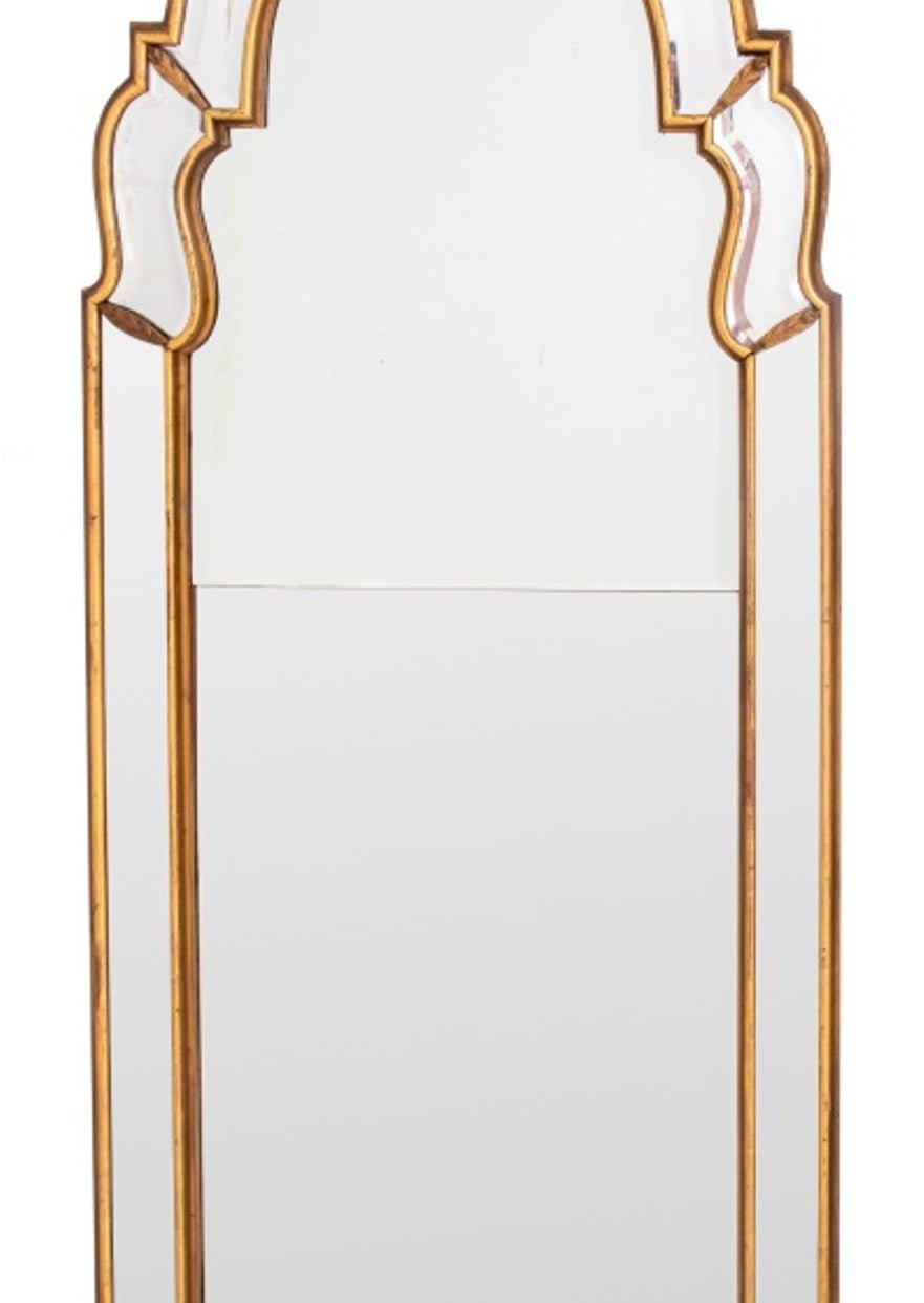 Queen Anne Style Giltwood Mirror | Showplace Antique + Design Center ...
