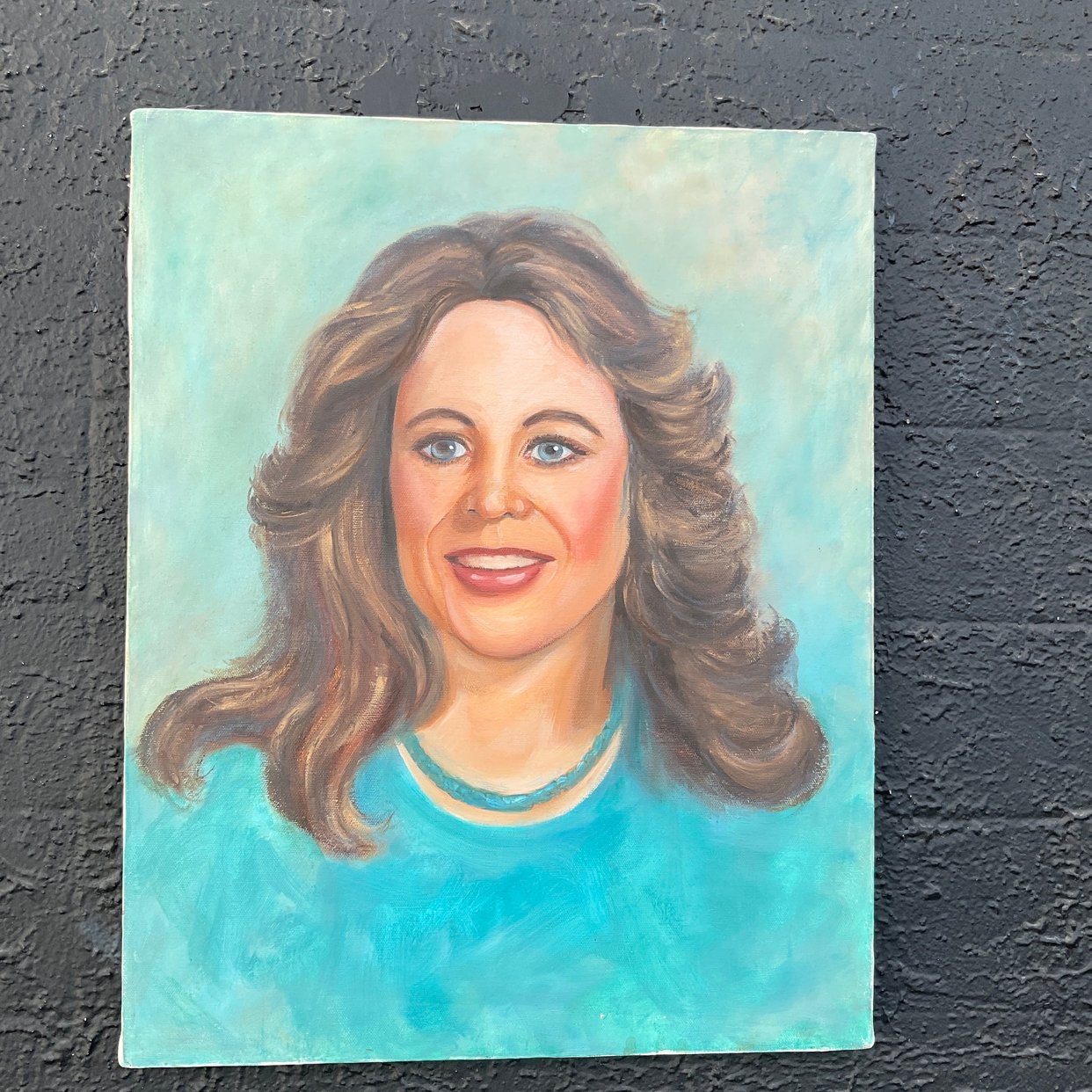 Original Portrait Of Blue Eyed Lady | Revival Vintage - North Loop ...