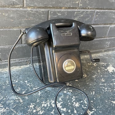 Early Kellogg 1000 Series Redbar Bakelite Wall Telephone Vintage ...