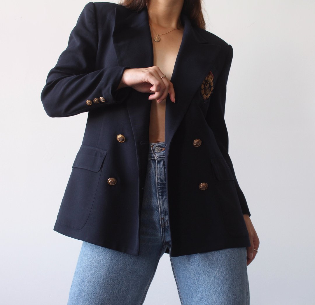 90s Ralph Lauren Crest Blazer | Wornable | Philadelphia, PA