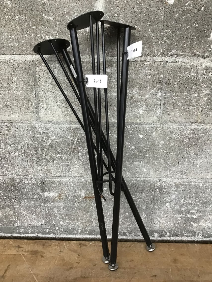 3 Metal Table Legs (Seattle) | Second Use | Seattle and Tacoma, WA