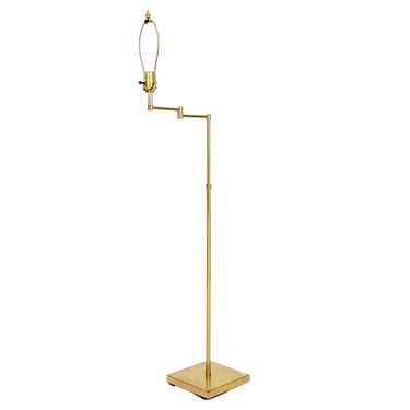 Brass Swing-Arm Floor Lamp | Showplace Antique + Design Center ...
