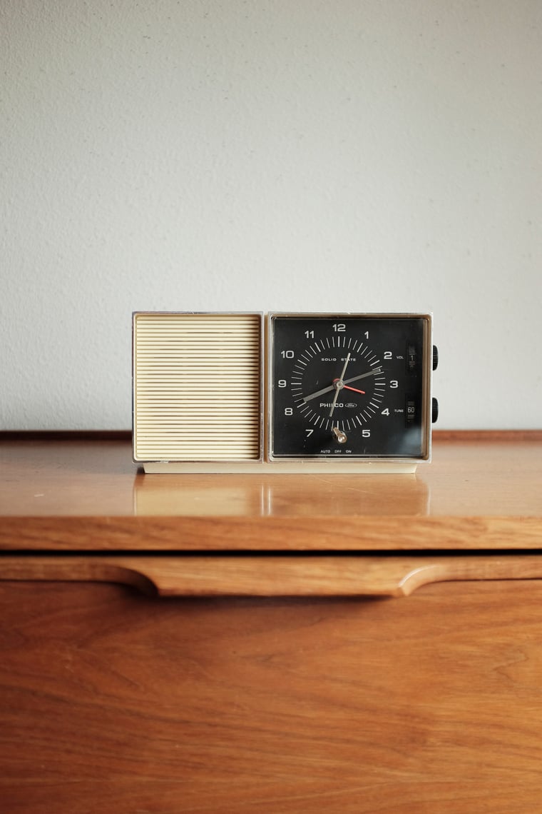 Vintage Philco Clock Radio | Microscope Telescope | Seattle, WA