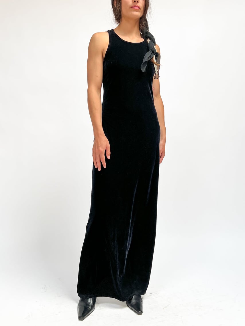Black Velvet Dress (M) | Banshee | Portland, OR