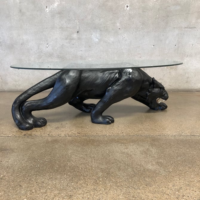 Black panther coffee table store