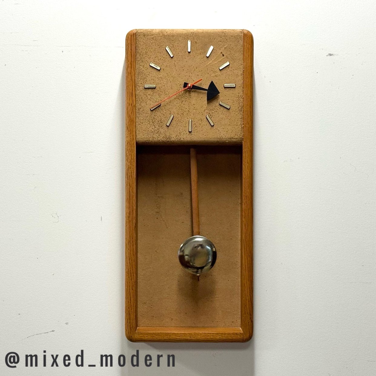 George Nelson for Howard Miller Oak Clock | Mixed Modern - Nashua, NH ...