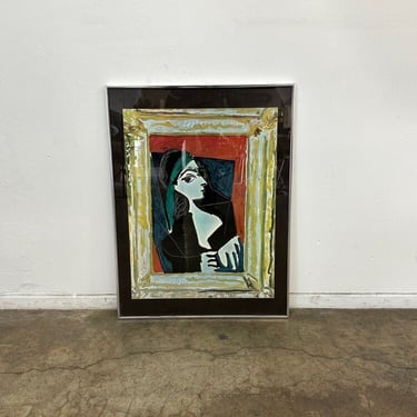Pablo Picasso - Portrait of Jacqueline 1957 print | Vintage On Point ...