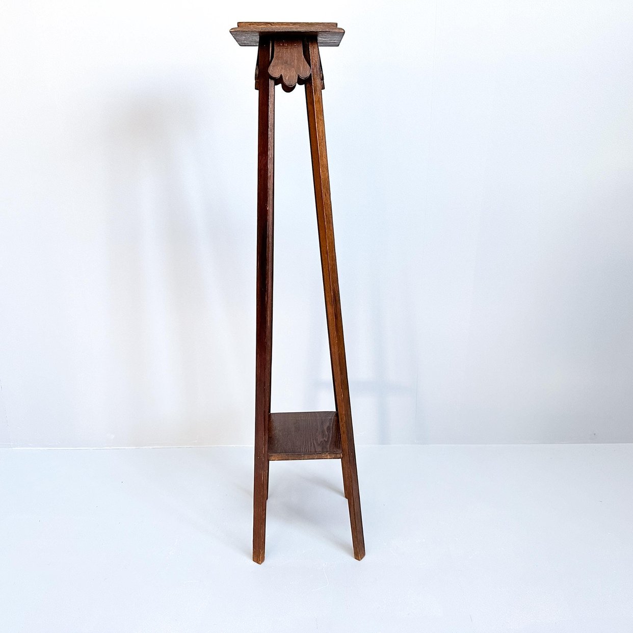 Vintage Art Nouveau Plant Stand | Wooden Pedestal | Entourage Finds ...