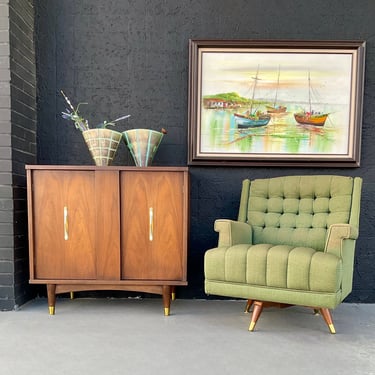 Mcm Walnut Storage Cabinet | Revival Vintage | North Loop - Austin, TX