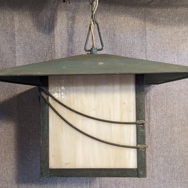 Craftsman Exterior Copper Porch Light | Earthwise Architectual Salvage ...