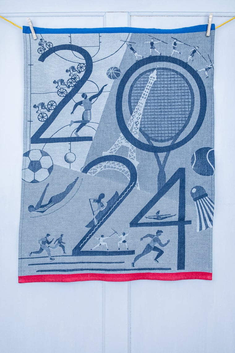 Moutet 2024 Paris Olympics Tea Towel | Posh Chicago | Chicago, IL