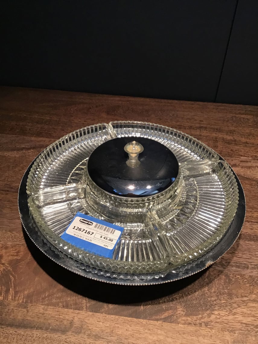 Vintage Kromex Lazy Susan (Seattle) | Second Use | Seattle and Tacoma, WA
