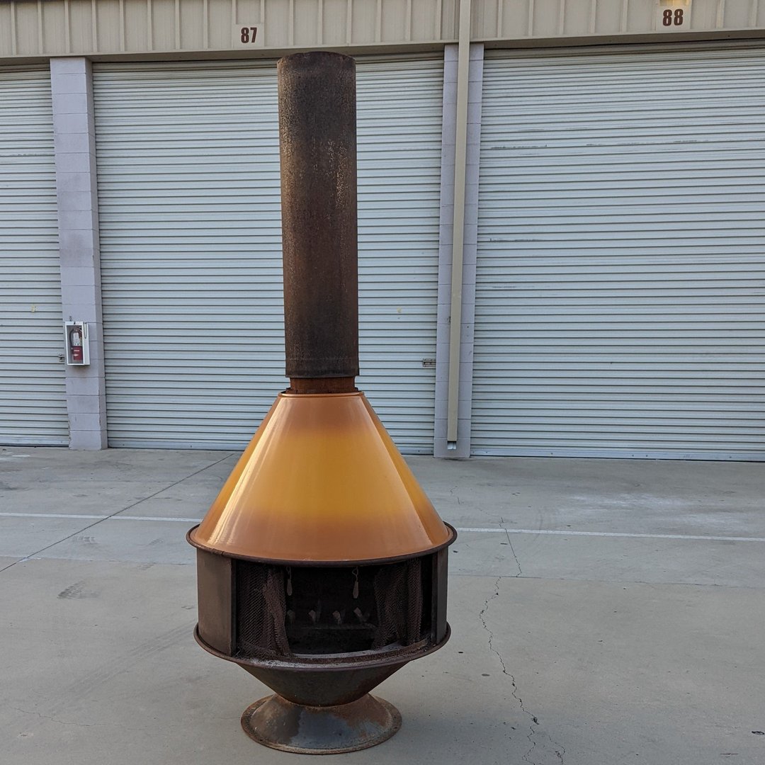 Vintage Mid Century Fire Pit | Outdoor Fireplace | Retro | MCM | 60s ...