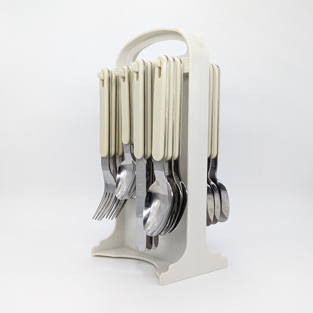 Vintage 24 Piece Japan Flatware Set With Caddy | Radio Vintage Shop ...
