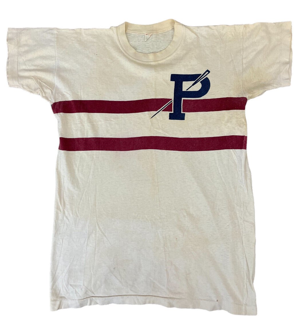Vintage 50s University of Pennsylvania Penn Crew Rowing T-Shirt Large ...