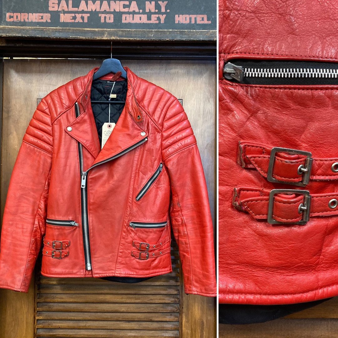 Vintage 1970’s Lewis Leathers Type Cafe Racer Jacket, 70’s Motorcycle ...