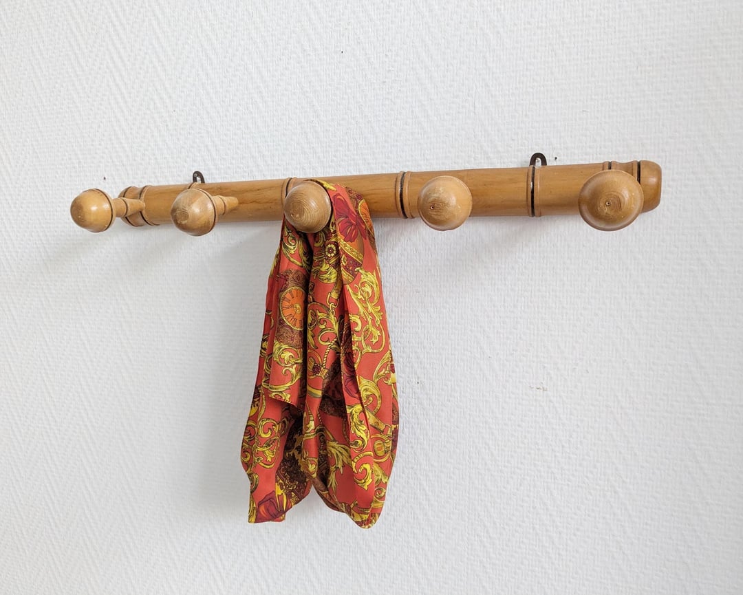 Wooden wardrobe in bamboo style, French wall wardrobe | Mele-Pele ...