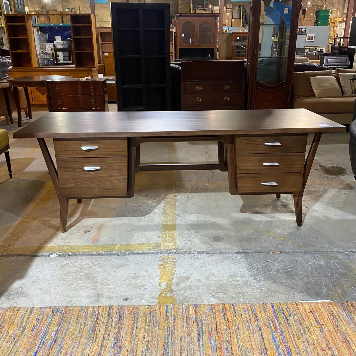 Joybird Mid Century Modern 'Xavier' Desk | Community Forklift ...