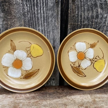 1970s Plates -- 1970s Plate Set -- 1970s Floral Plates | Filosaphy Home ...