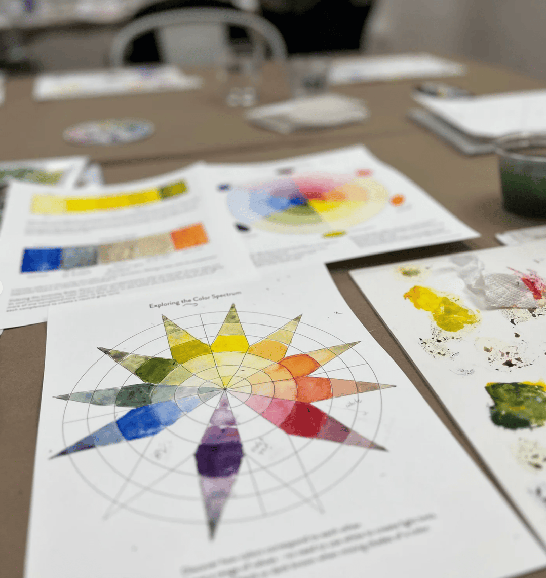 Hood River, Oregon • Color Theory in Watercolor at Tokki Art | Marcella ...