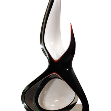 Mid Century Modern Cutout Murano Glass Sculpture Design | Le Shoppe ...