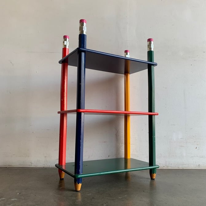Multi color Pencil bookcase | Vintage On Point | Los Angeles, CA