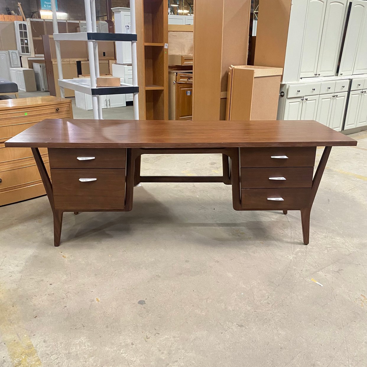 Joybird Mid-Century Modern 'Xavier' Desk | Community Forklift ...