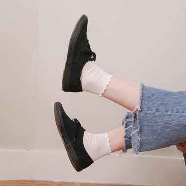 Keds Canvas Sneakers Vintage 1980s Champions Black Women's Keds Canvas Sneakers Vintage 1980s Champions Black Women's