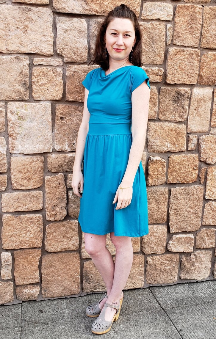 Reese Dress in Darling Cerulean | Union Rose | Portland, OR