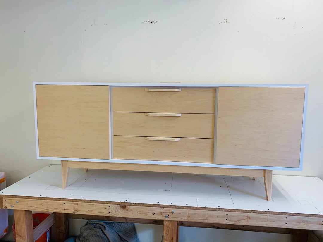 NEW Hand Built Mid Century Inspired Buffet / Credenza - Two | Draftwood ...