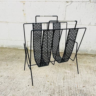Black Magazine Rack | Revival Vintage | North Loop - Austin, TX