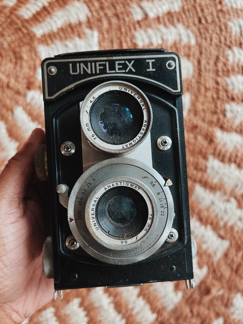 Vintage Uniflex I Film Camera (Late 1940's) | BLK MKT Vintage ...