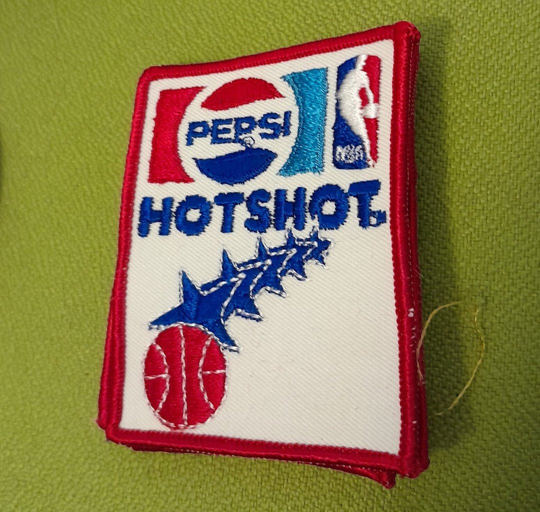 Vintage Pepsi HotShot NBA Basketball Stars Sew On Patch | Flashback ...