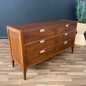 Mid-Century Modern Walnut Dresser by Basic Witz, c.1950’s | Vintage ...