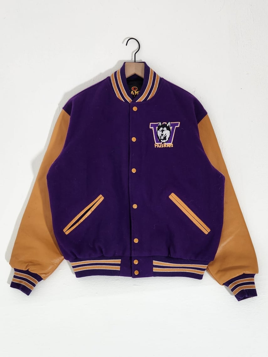 Vintage UW Huskies Varsity Jacket Sz. L | Throwbacks Northwest ...