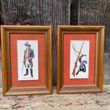 Vintage Soldier Wall Plaque with Ceramic Tile Continental Army Private ...