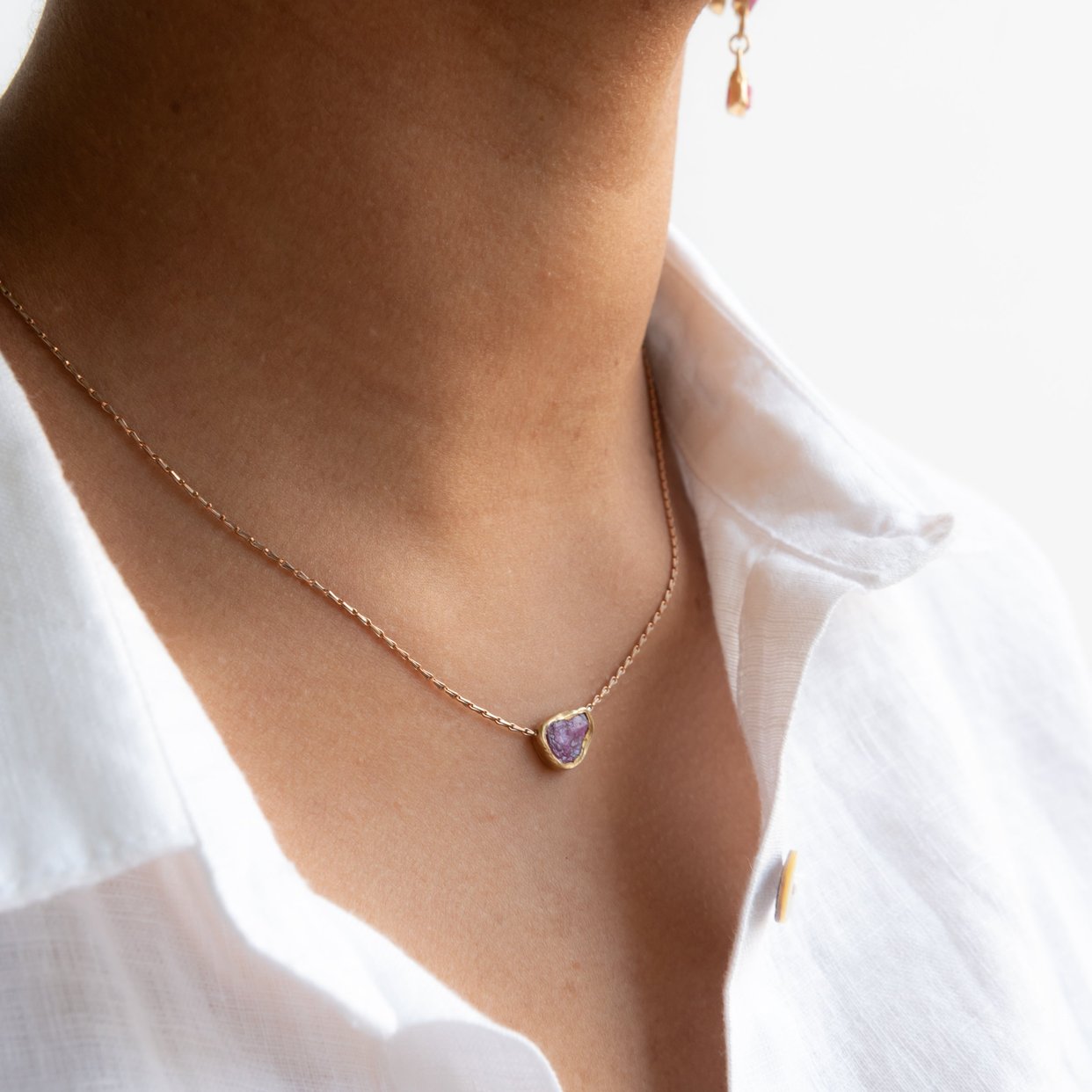 Emilie Shapiro Ruby Guardian Pendant | Moon+Arrow - Queen Village ...